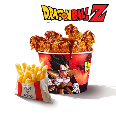 Bucket for 1 Dragon Ball Z Teriyaki Hot Wings - order on-line in KFC