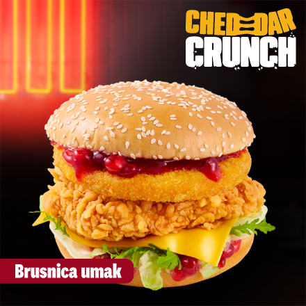 Cheddar Crunch burger s tartar umakom - naručite on-line u KFC