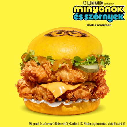 Minyonok Dupla Burger - online rendelés a KFC